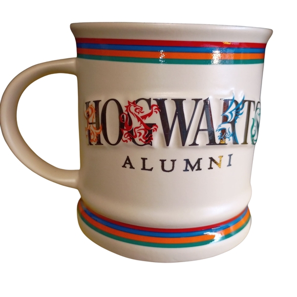 Universal Studio | Dining | Hogwarts Alumni Mug With Colorful Stripes ...